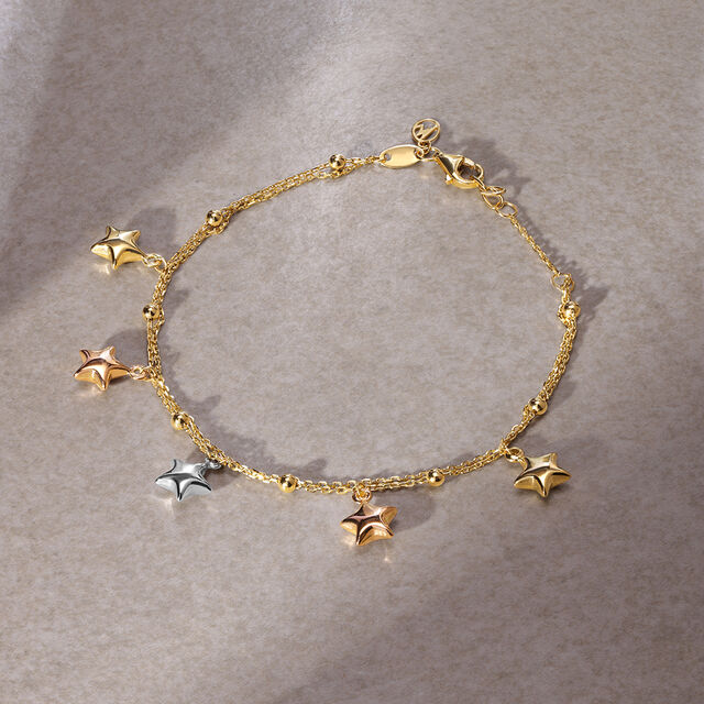 Stellar Radiance 18KT Gold Bracelet