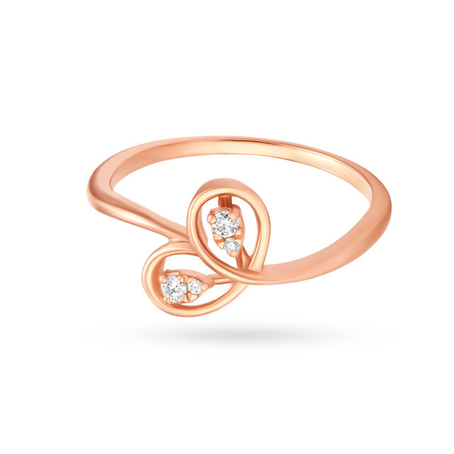 Pristine Rose Gold Finger Ring