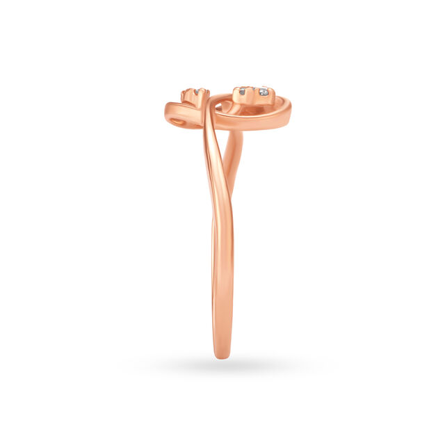 Pristine Rose Gold Finger Ring