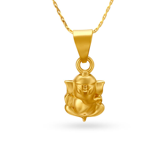 Ganesha Gold Pendant