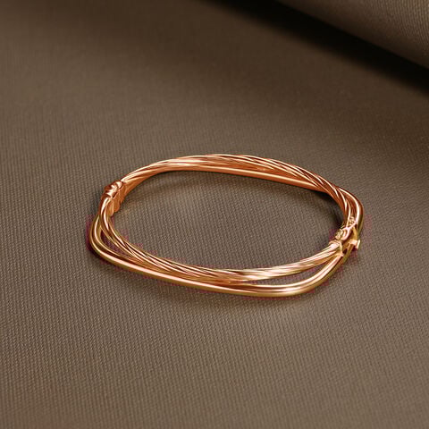 simple gold bangles design