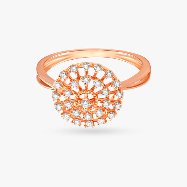 Stunning Firework Diamond Ring