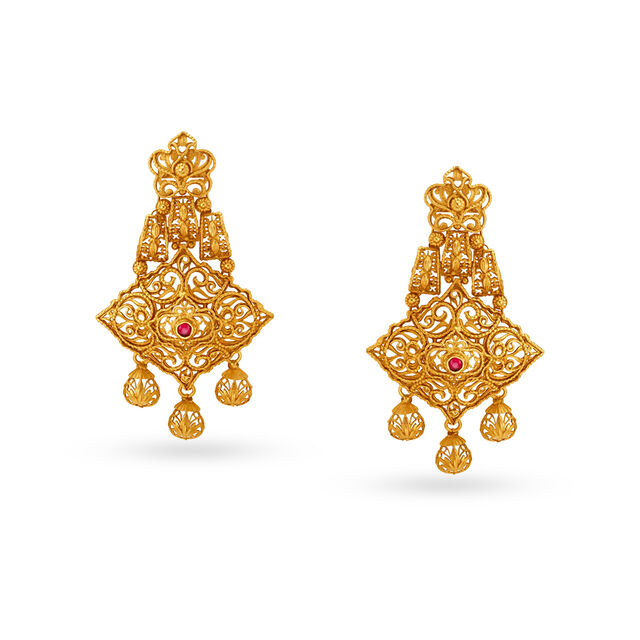 Regal Gold Necklace Set