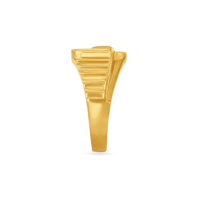 Bold Abstract Gold Ring