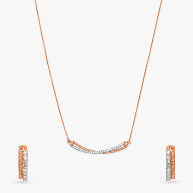 Basic Charms Diamond Necklace Set