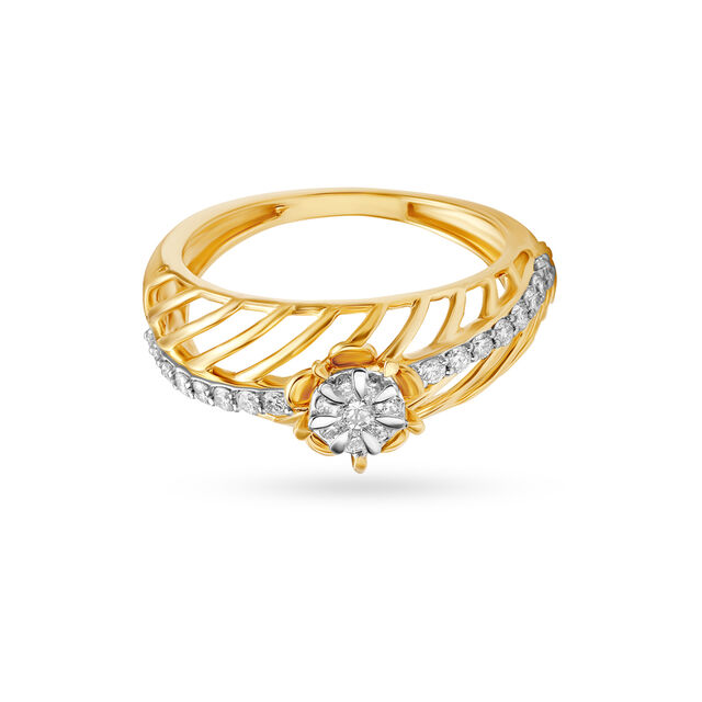 Dazzling Modern Diamond Finger Ring