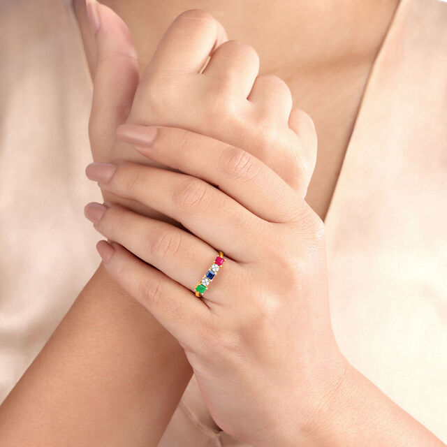 Iridescent Trail Ring