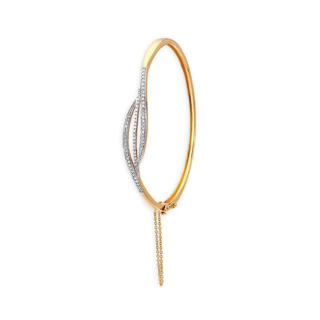 Classy Minimal Diamond Bangle