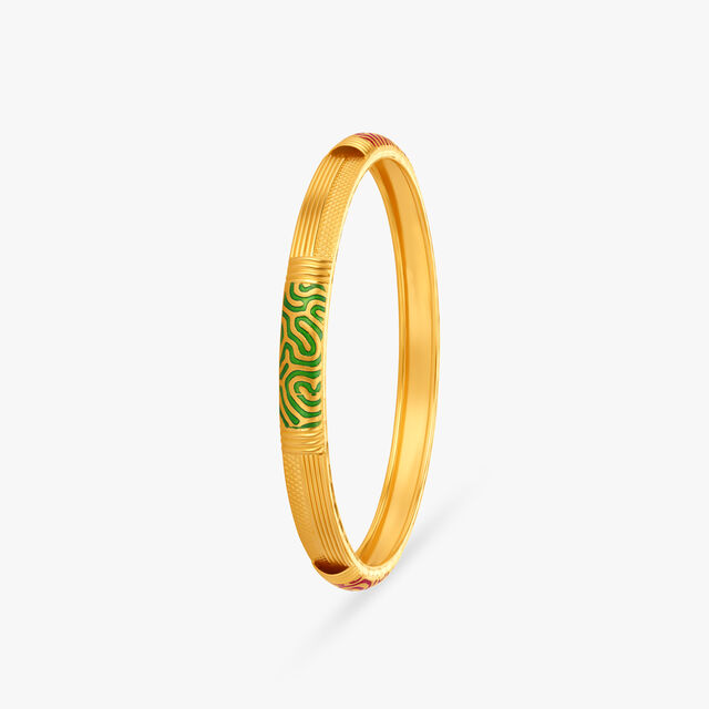 Vibrant Enamel Bangle