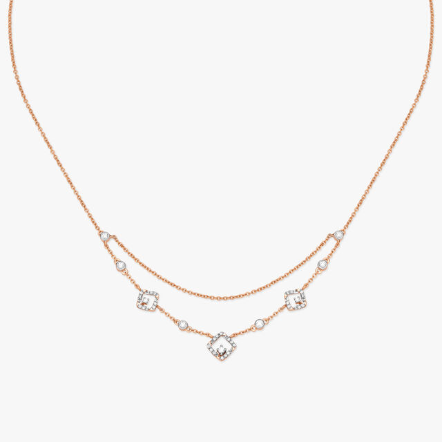Two Tired Diamond Necklace