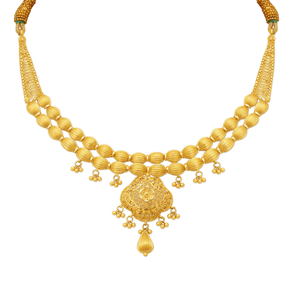 24 carat gold necklace set store