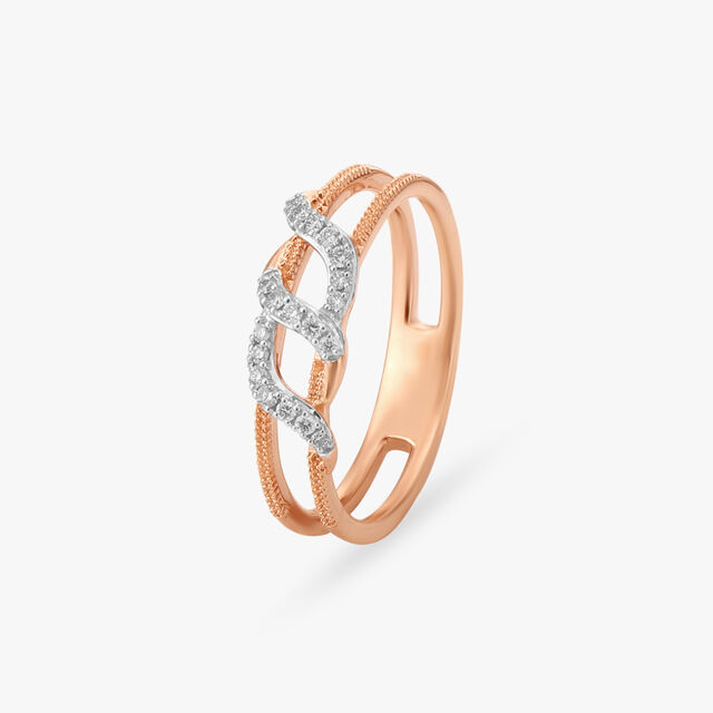 Infinity Sparkle Diamond Finger Ring