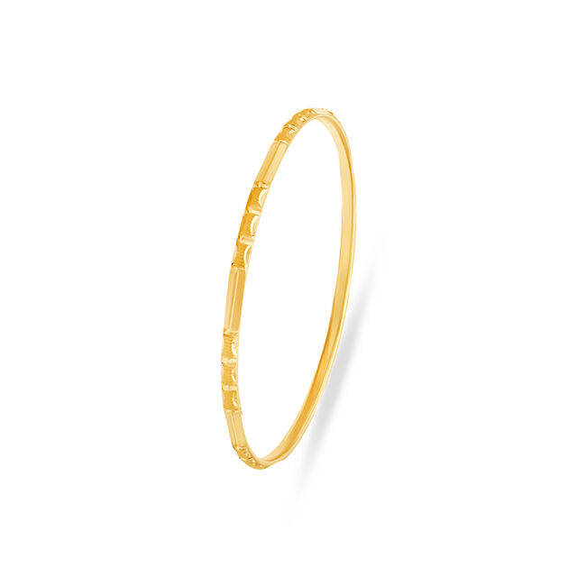 Sleek Gold Bangles