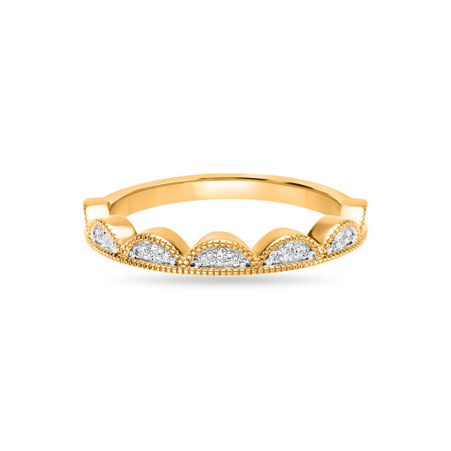 18KT Edgy Yellow Gold Ring