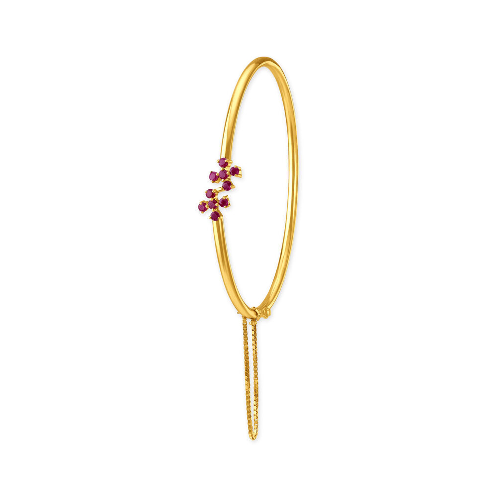Buy Tiana Ruby Bangle at Best Price | Tanishq UAE