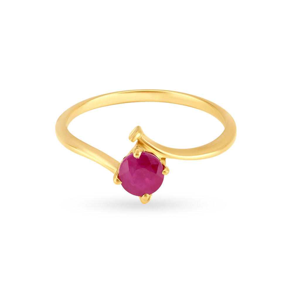 Buy Graceful Ruby Ring at Best Price | Tanishq US