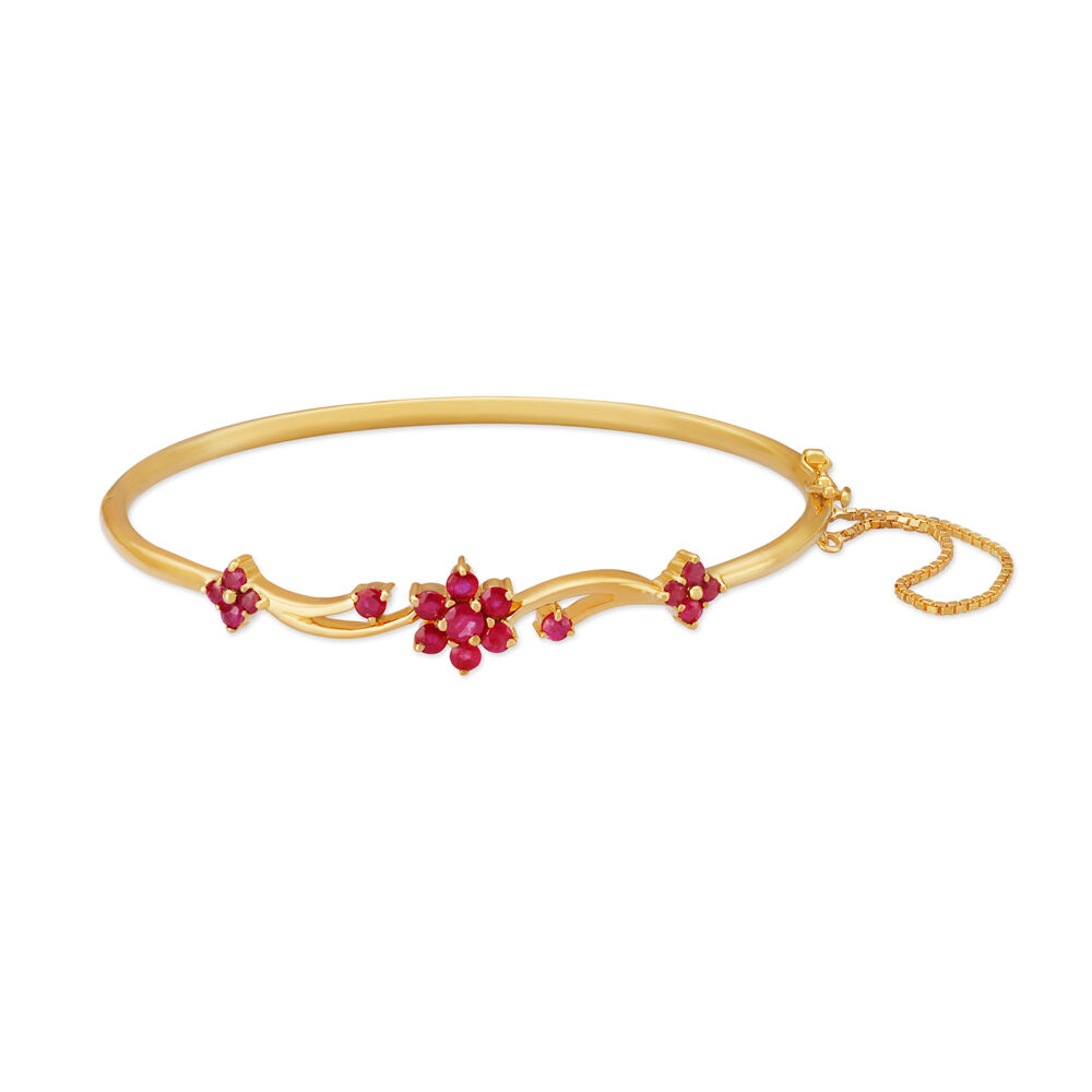 Buy Enticing Ruby Bangle at Best Price | Tanishq UAE