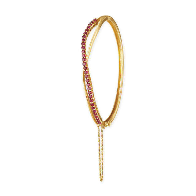 Buy Chic Ruby Bangle at Best Price | Tanishq US