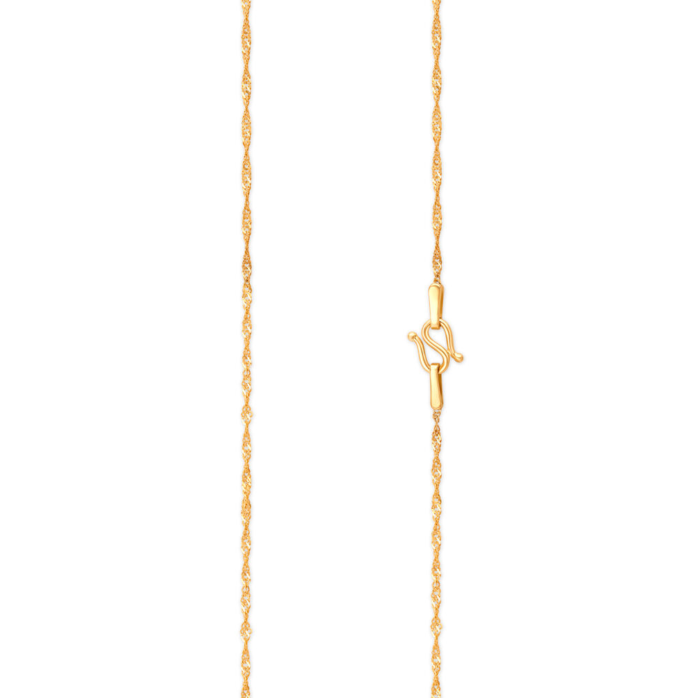 Buy Elegant Yellow Gold Chain for Kids at Best Price | Tanishq US