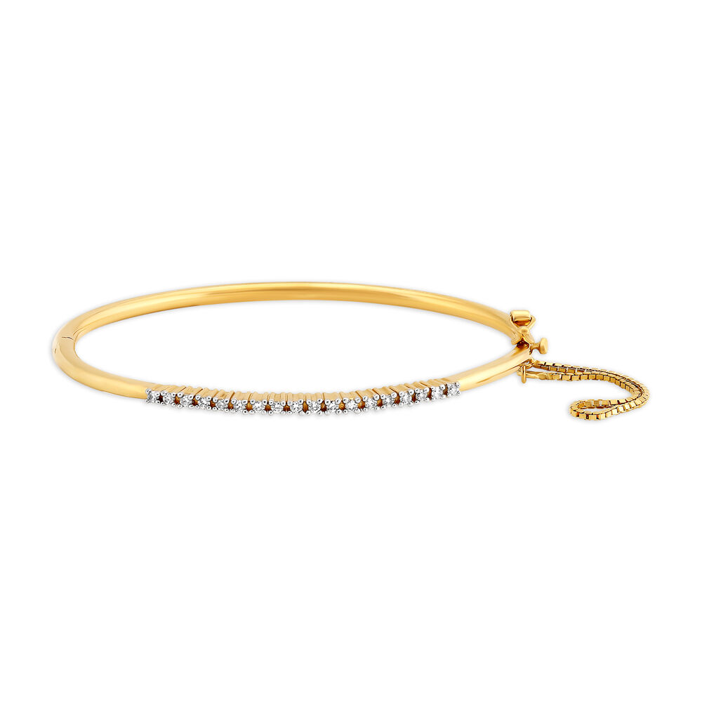 Buy Rosella Diamond Bangle at Best Price | Tanishq US
