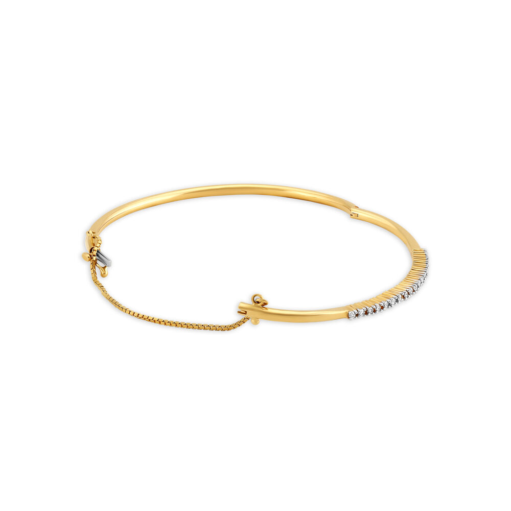 Buy Rosella Diamond Bangle at Best Price | Tanishq US
