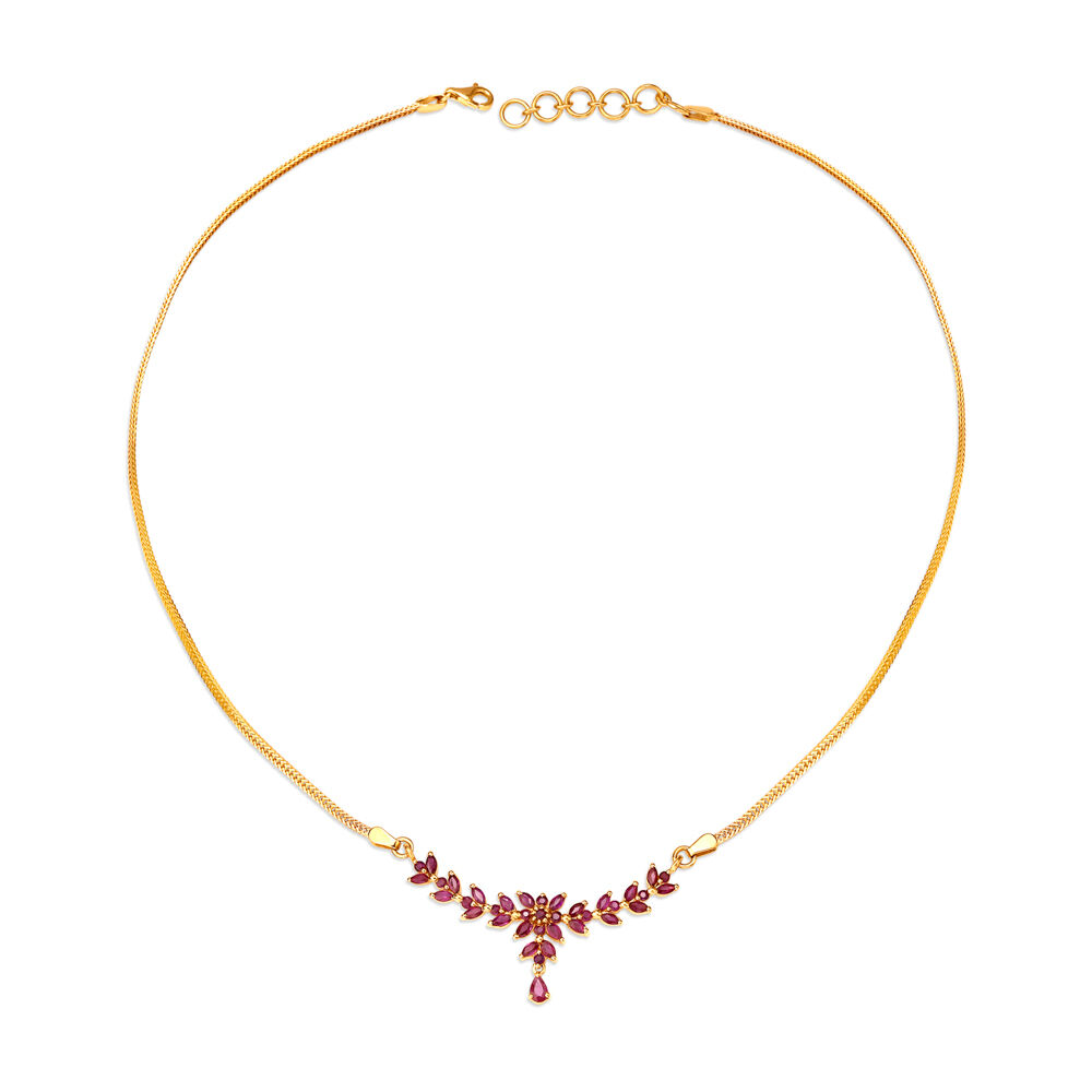 Buy Suvana Ruby Neckwear at Best Price | Tanishq UAE
