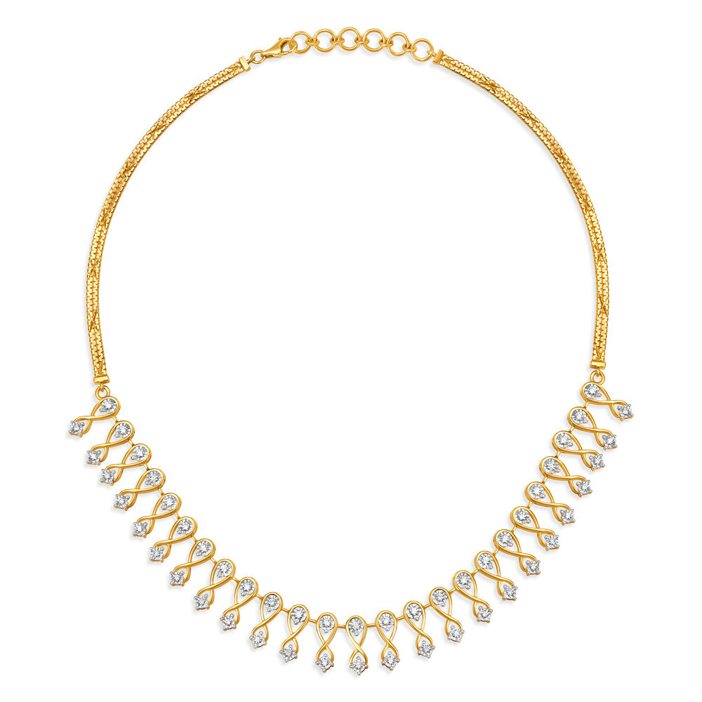 Buy Tanishq Gold Necklace Set at Best Price | Tanishq UAE