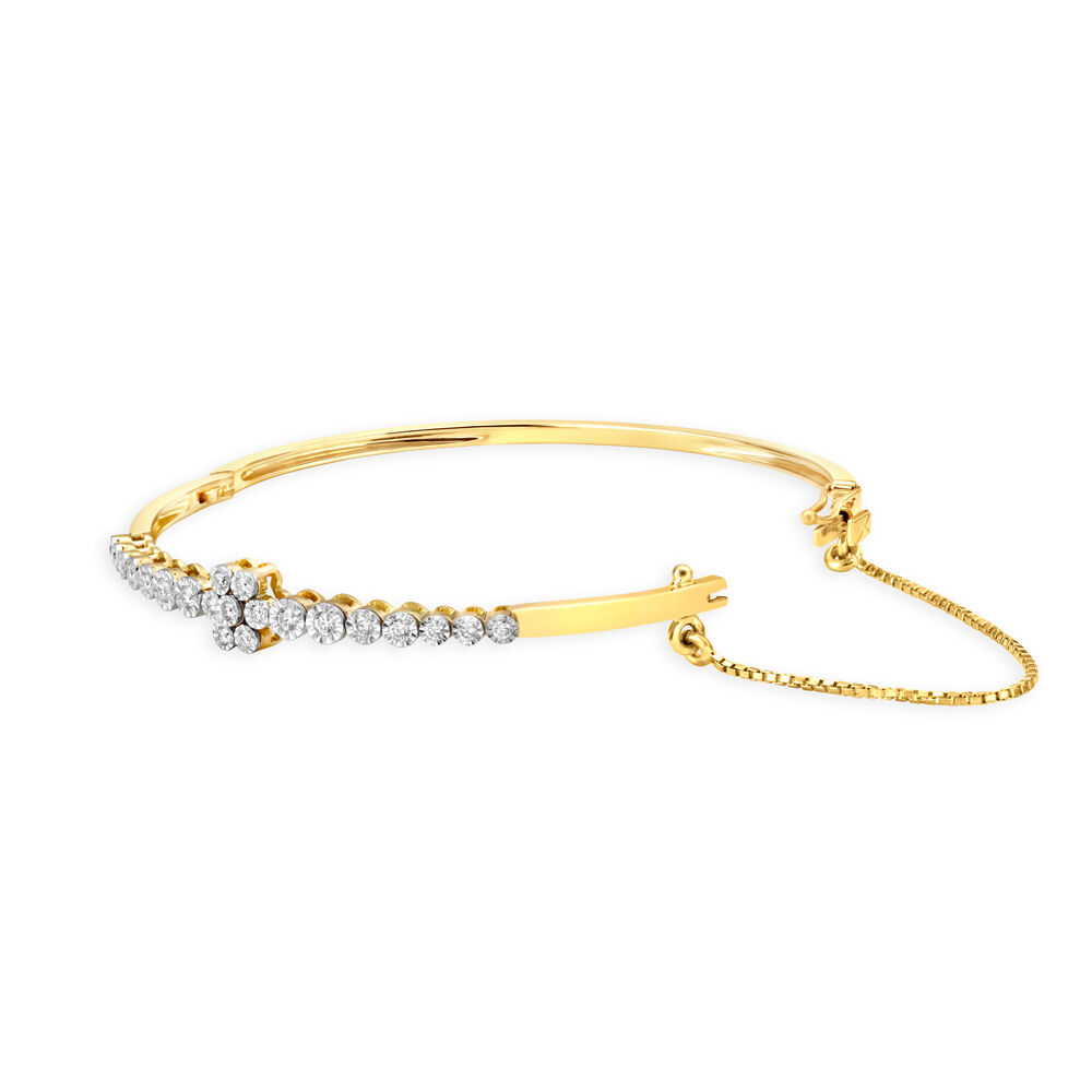 Buy Dazzling Diamond Bangle at Best Price | Tanishq US