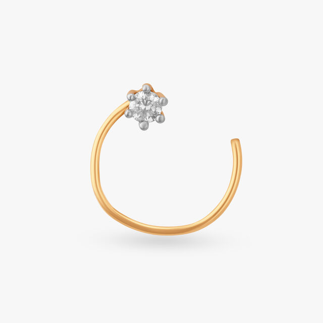 Dazzling Brilliance Diamond Nose Pin