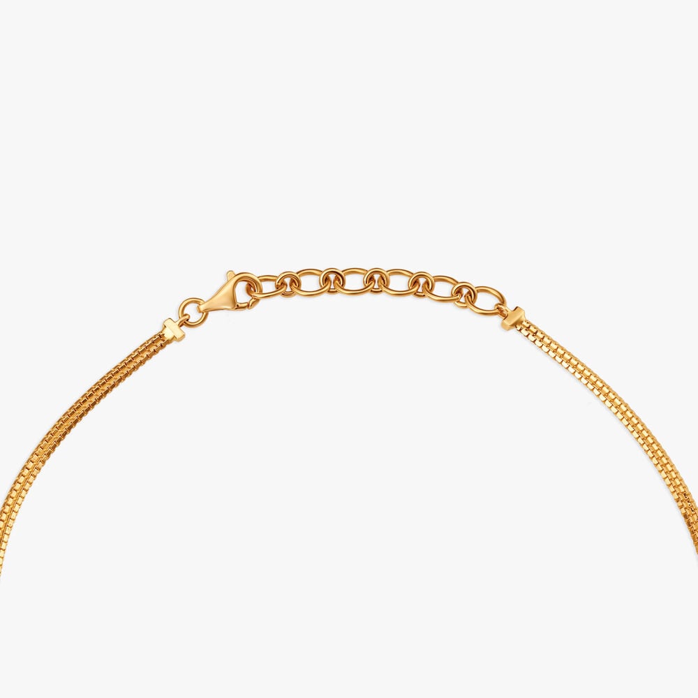 Buy Contemporary Charm Diamond Necklace Set at Best Price | Tanishq US