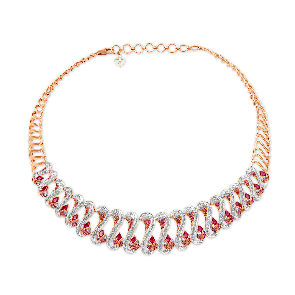 Buy Tanishq Gold Necklace Set at Best Price | Tanishq US