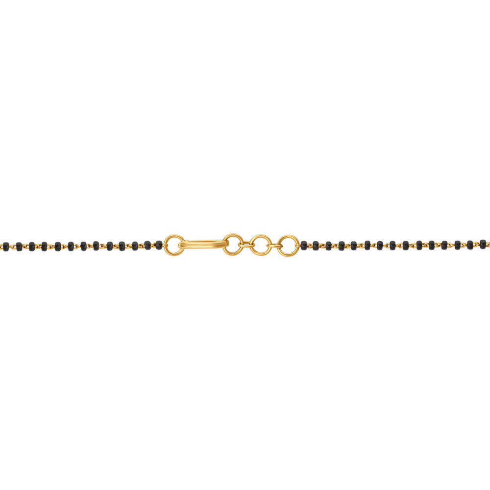 Buy Inverted Crown Diamond Mangalsutra in Yellow and Rose Gold at Best ...