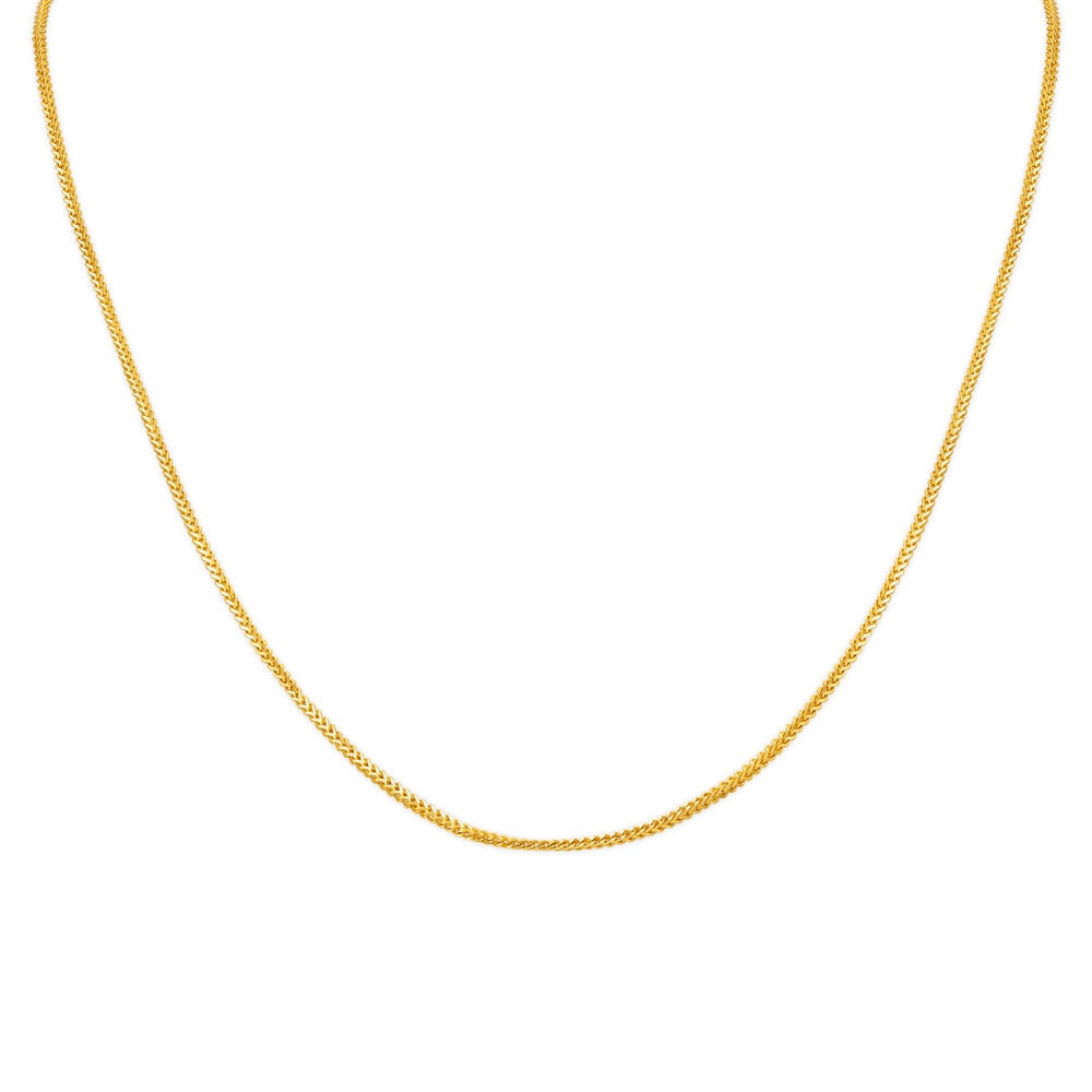 Buy Spartan Yellow Gold Box Chain at Best Price | Tanishq US
