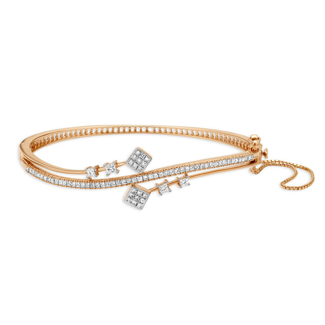 Stunning Chic Diamond Bangle