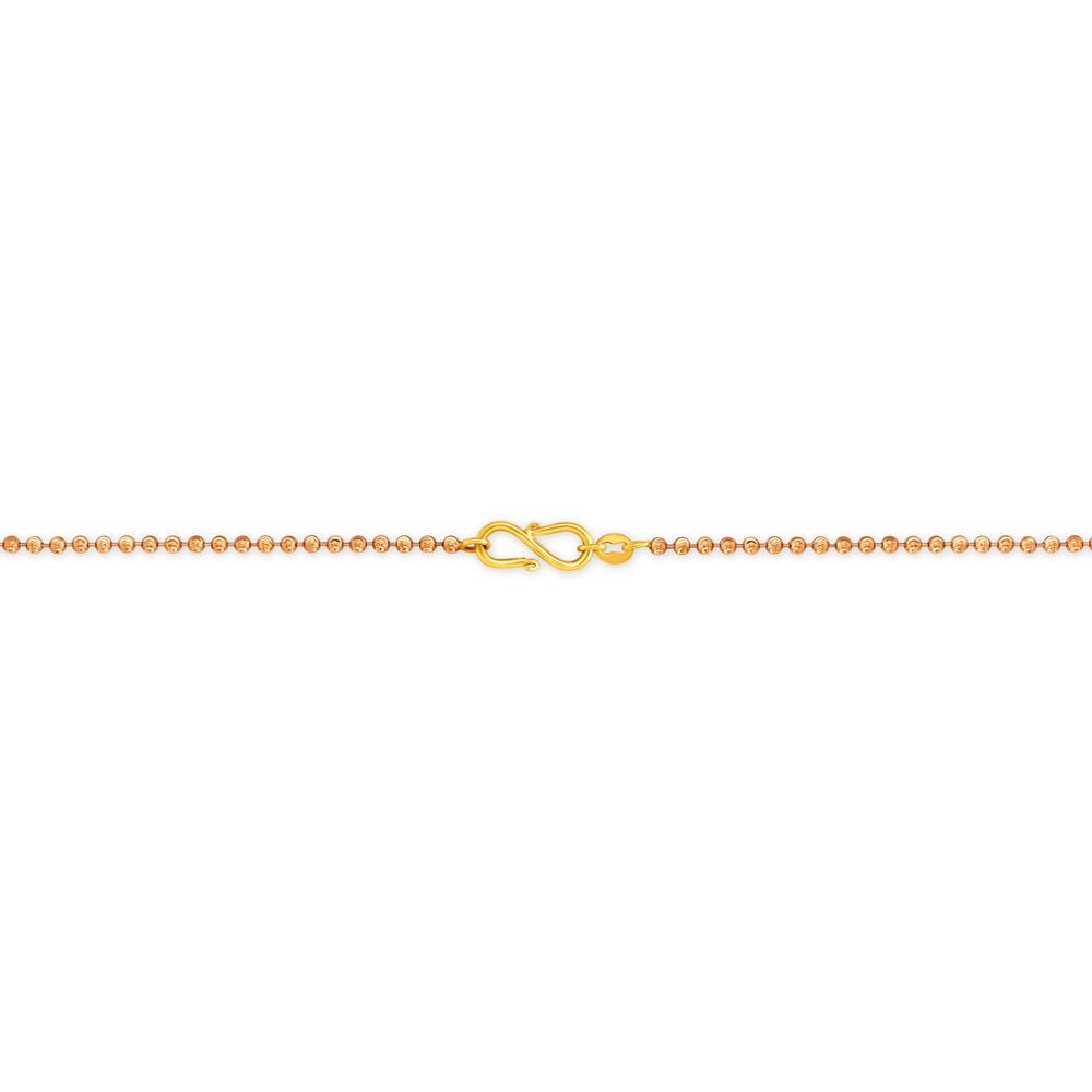 Buy Esoteric Yellow And Rose Gold Orb Chain at Best Price | Tanishq US