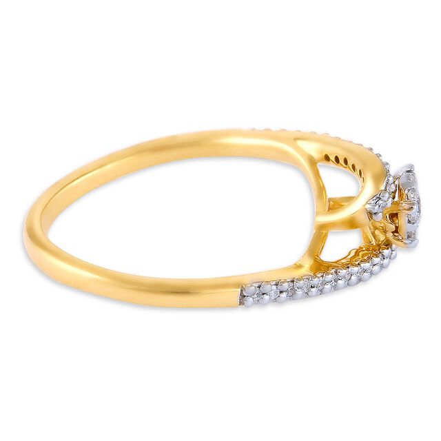 Modern Twisted Engagement Ring