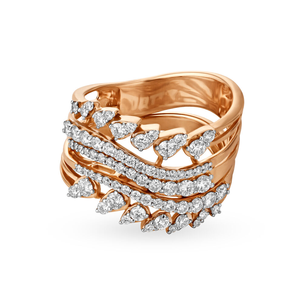 Buy Flowing Elegance Ring at Best Price | Tanishq US