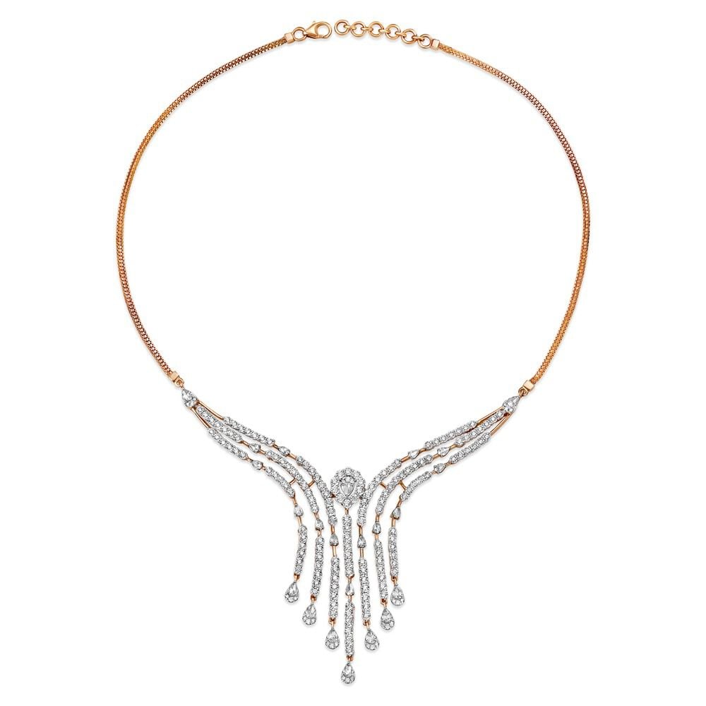 Buy 18 Karat Gold and Diamond Studded Neckwear at Best Price | Tanishq US