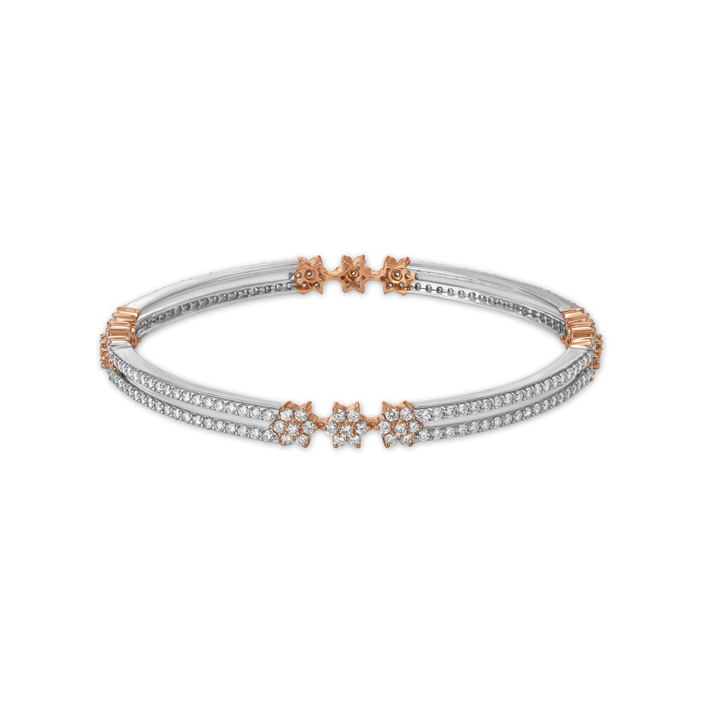 Buy Stylish Modern Diamond Bangle at Best Price | Tanishq US