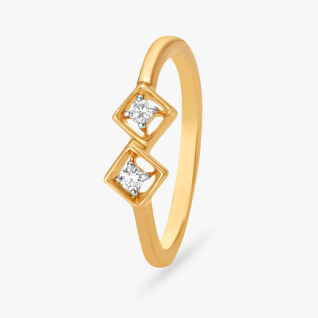 Sublime Geometric Diamond Ring