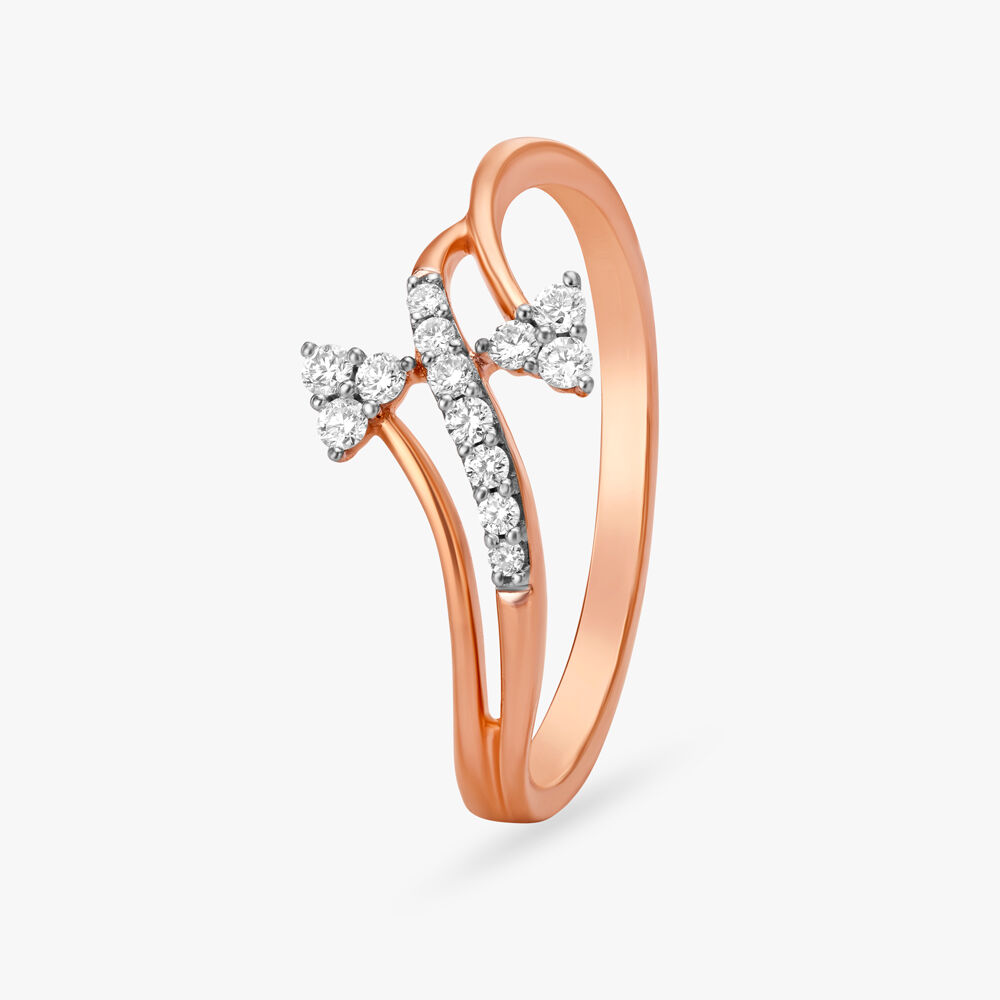 Buy Dainty Triangles Diamond Ring at Best Price | Tanishq US