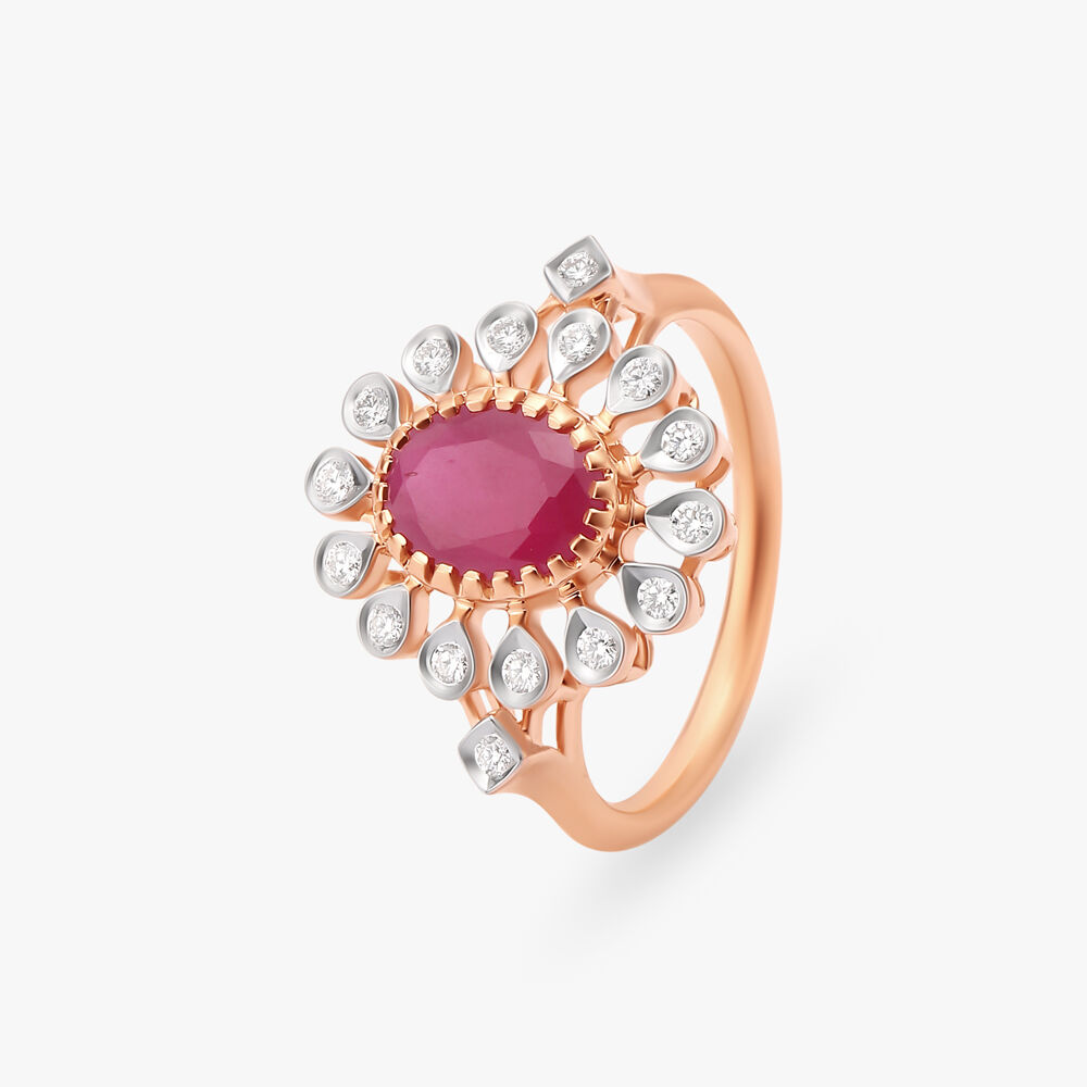 Buy Regal Rose Rings At Best Price | Tanishq USA