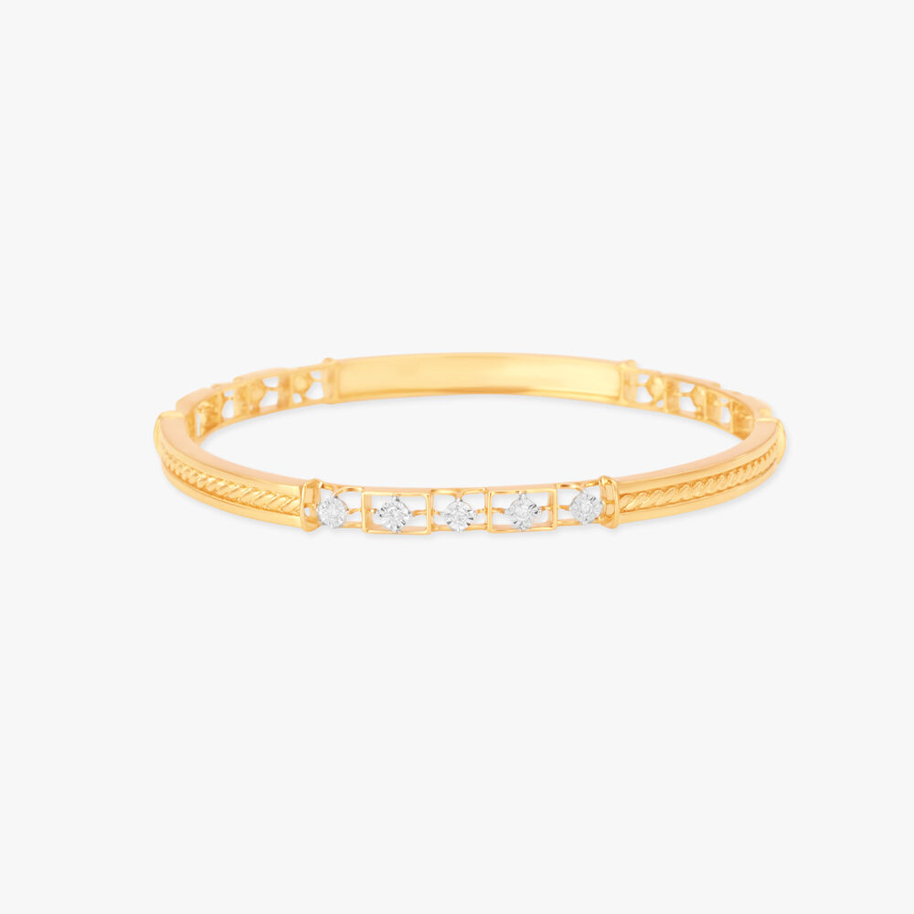 Buy Classy Diamond Bangle at Best Price | Tanishq US