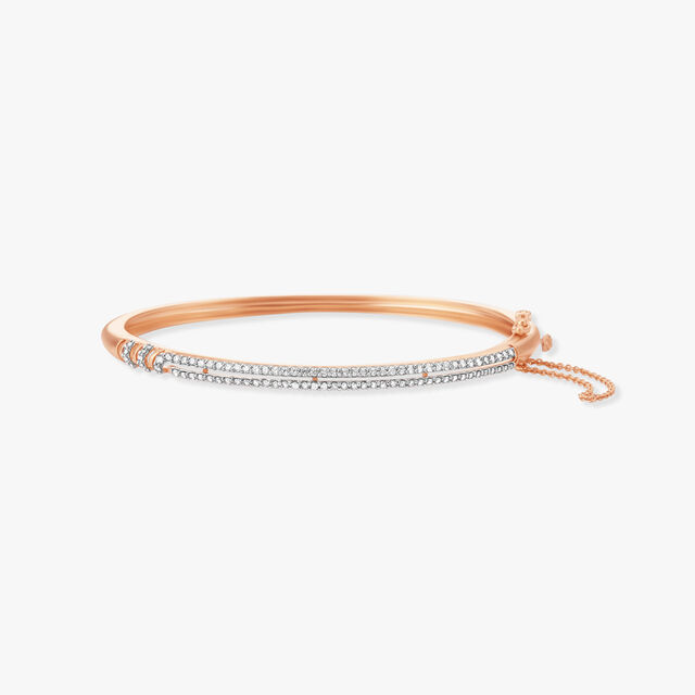 Buy Sleek Elegance Diamond Bangle at Best Price | Tanishq US