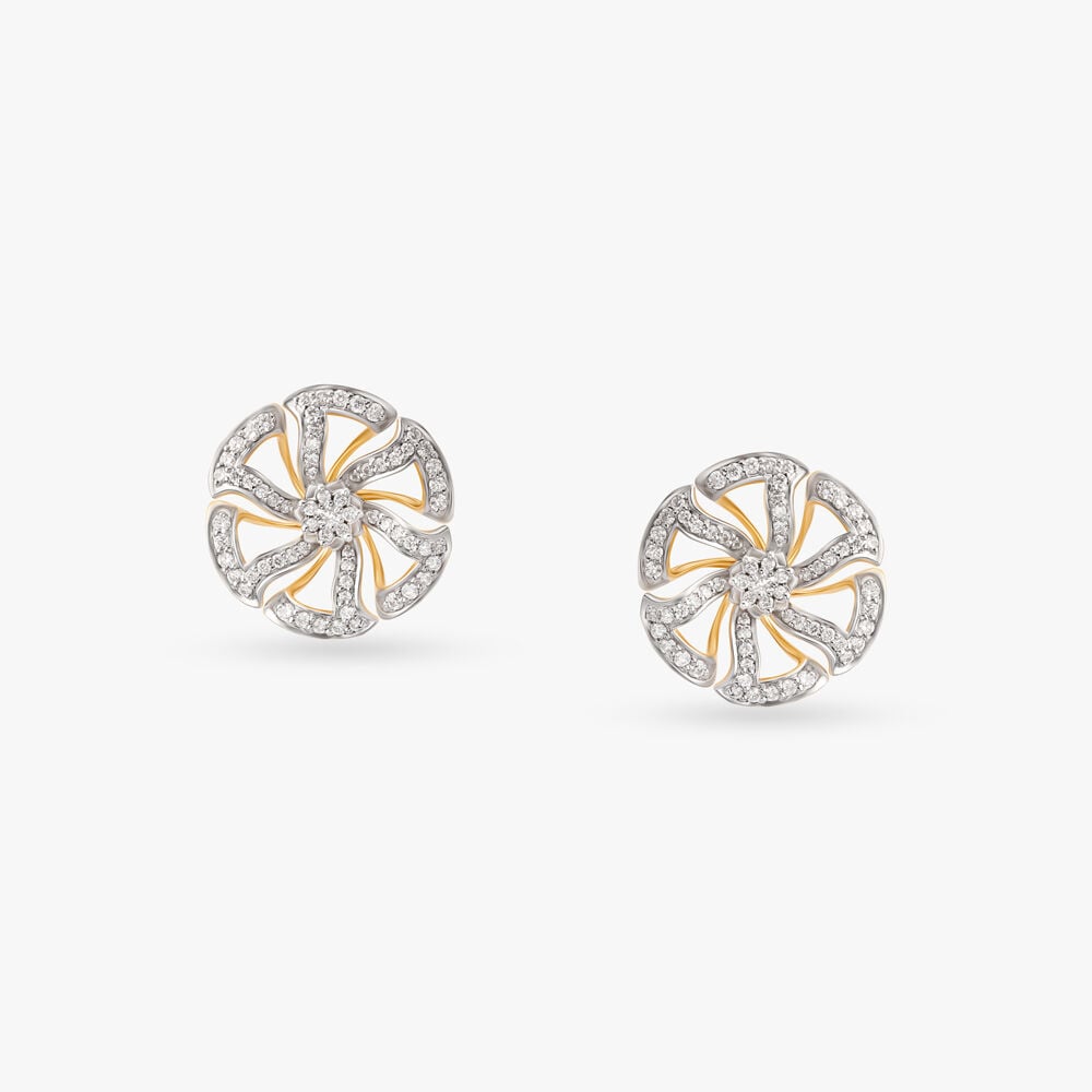 Buy Sophisticated Simplicity Diamond Stud Earrings at Best Price ...