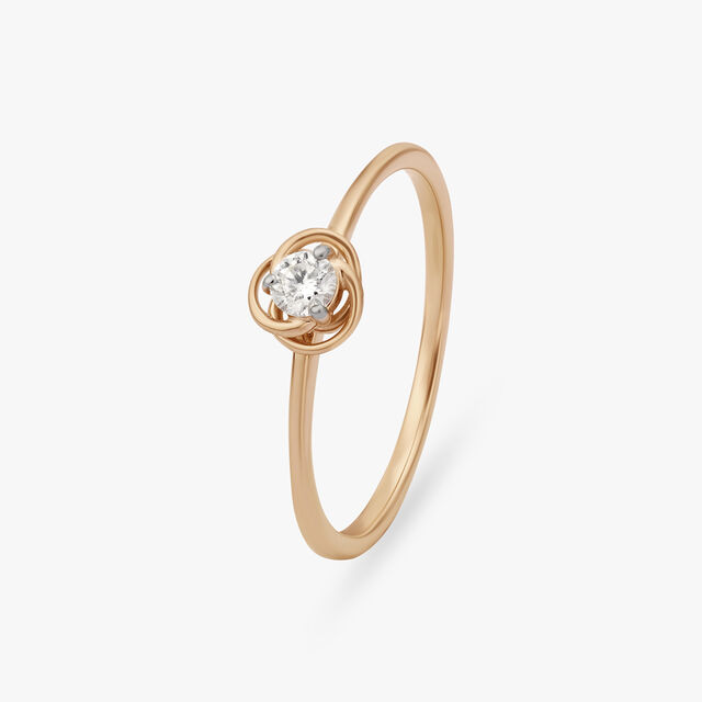 Solitaire Shimmer Finger Ring