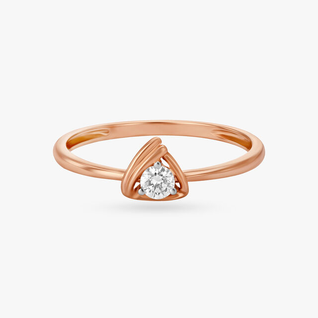Buy Minimal Triangle Diamond Ring at Best Price | Tanishq UAE