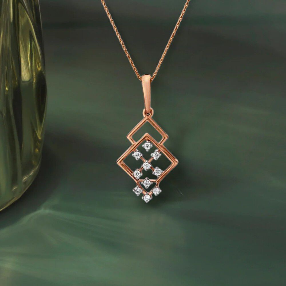 Buy Stunning Diamond Pendant at Best Price | Tanishq US