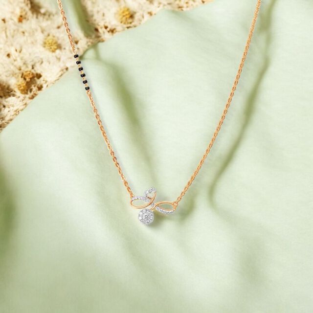 Buy Forever Embrace Diamond Mangalsutra at Best Price | Tanishq US