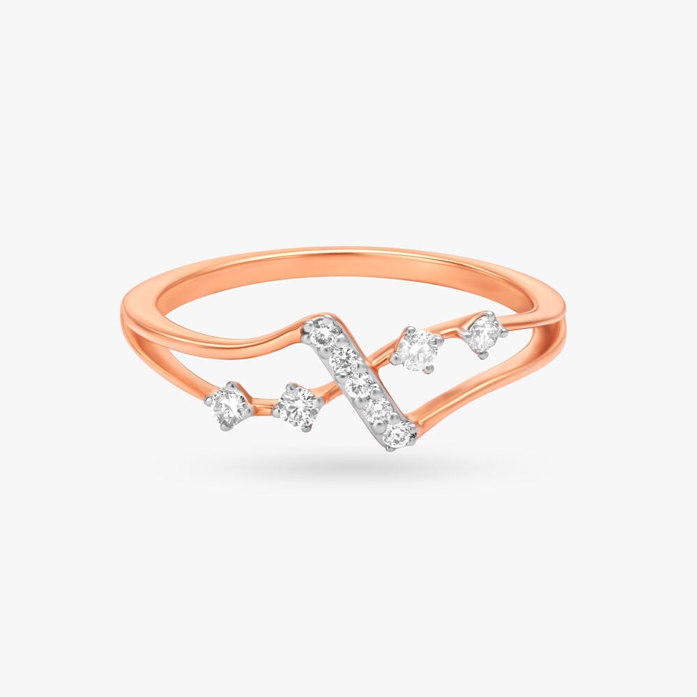 Buy Subtle Glam Diamond Ring at Best Price | Tanishq US